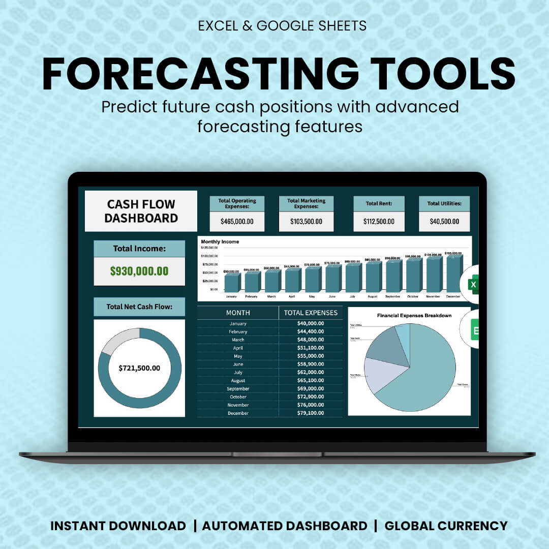 Cash Flow Tracker Tool – ExcelSheets